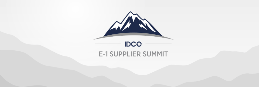 E1 Supplier Summit – IDCO